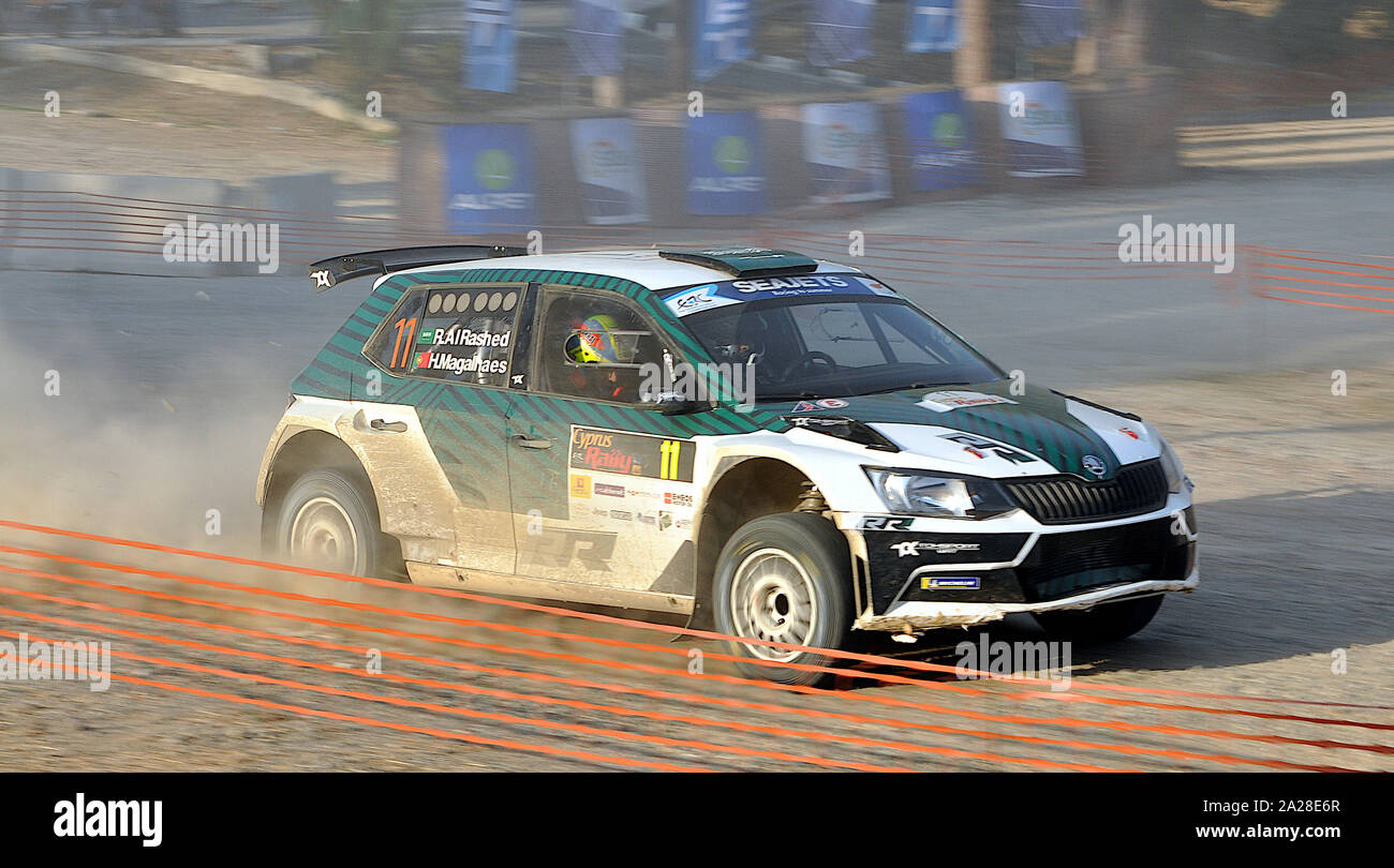 Rally Car Cyprus Super Special Stage 2019 Stock Photo - Alamy