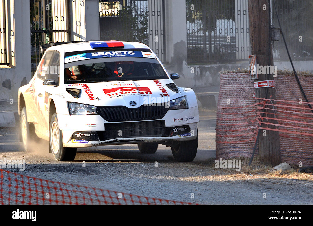 Rally Car Cyprus Super Special Stage 2019 Stock Photo - Alamy