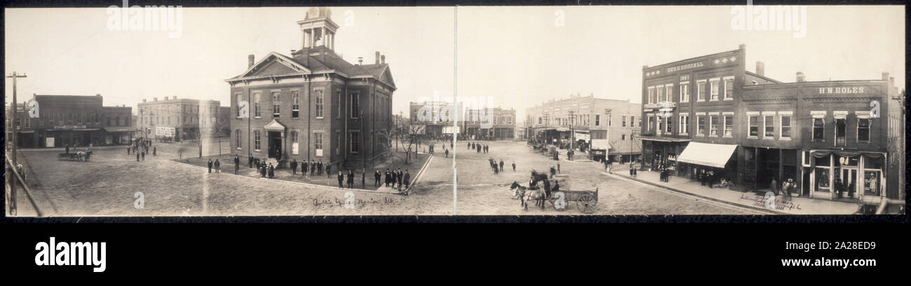 Public square, Marion, Ill Stock Photo - Alamy