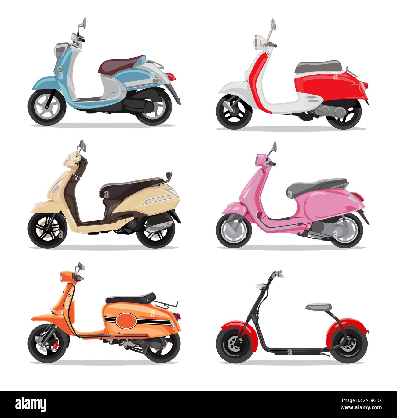 Moped icon hi-res stock photography and images - Alamy
