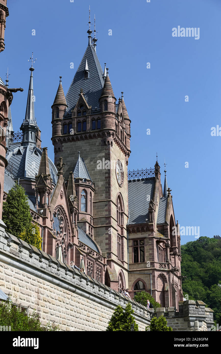 Facade of Schloss Drachenburg in Bonn City, Germany Stock Photo - Alamy