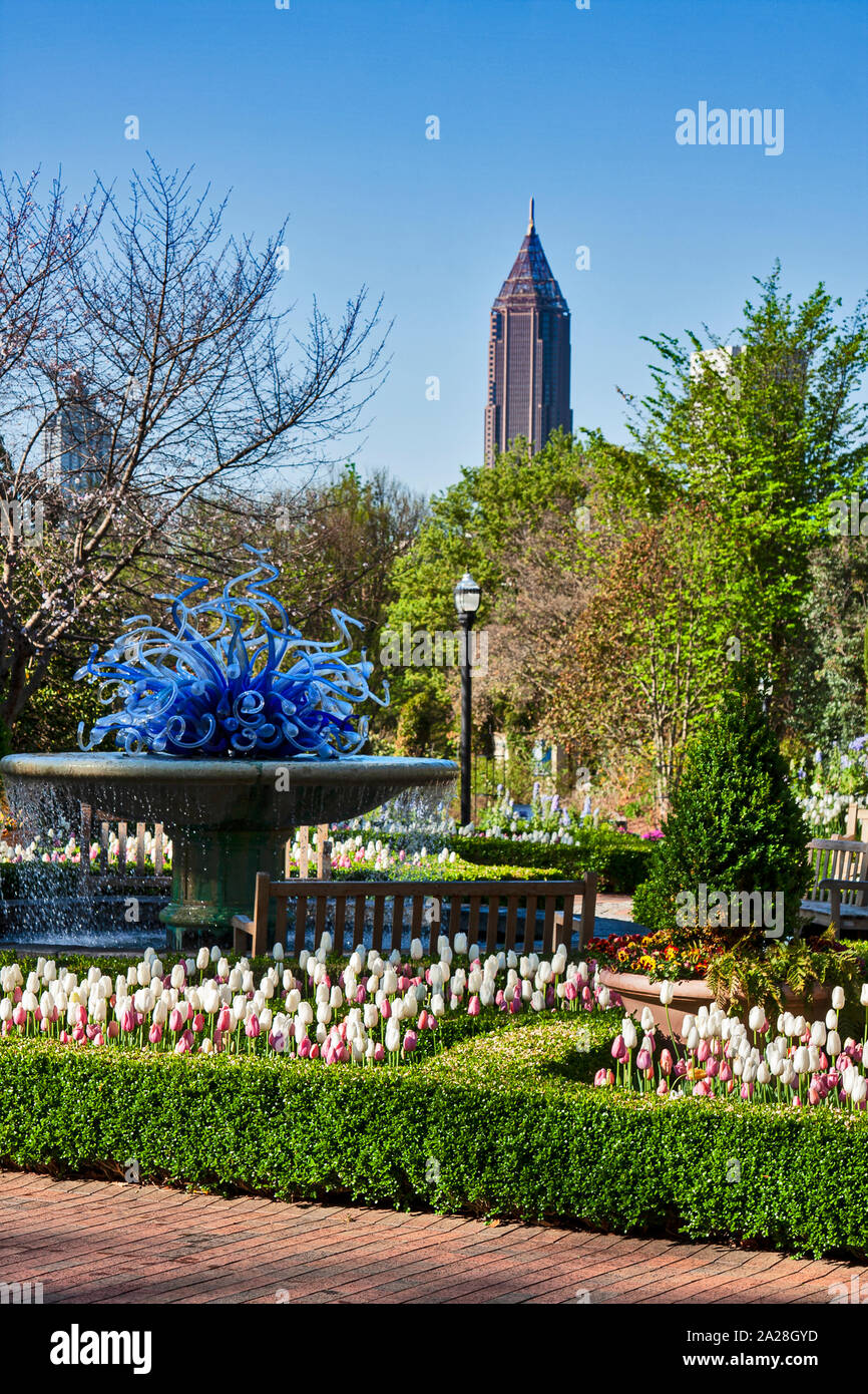 Atlanta Botanical Garden, Atlanta, Georgia Stock Photo - Alamy