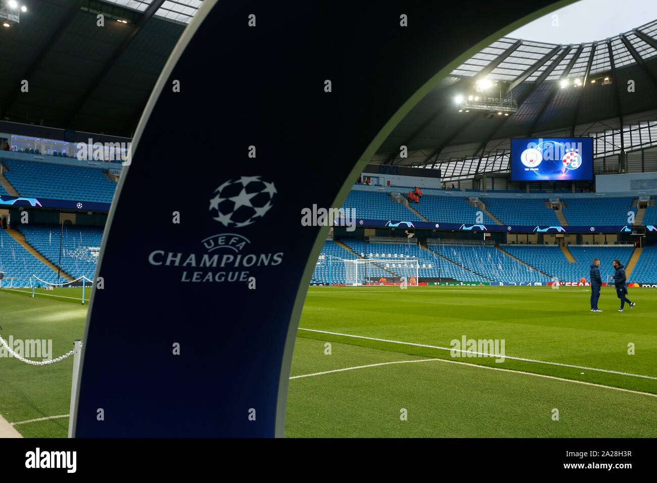 Etihad Stadium, Manchester, Lancashire, UK. 1st Oct, 2019. UEFA ...