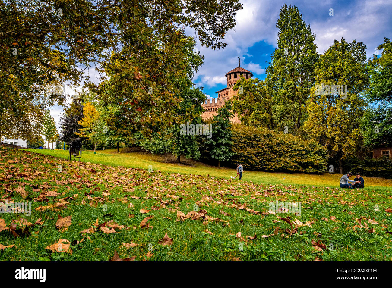Italy Piedmont Turin Valentino Park Medieval Village ( Reconstruction ...