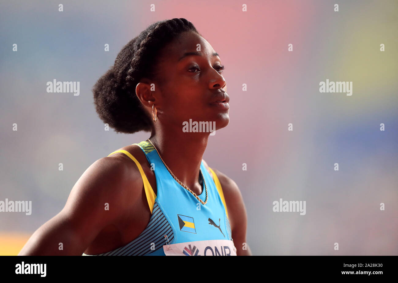 Bahamas’ Shaunae Miller-Uibo during day five of the IAAF World ...