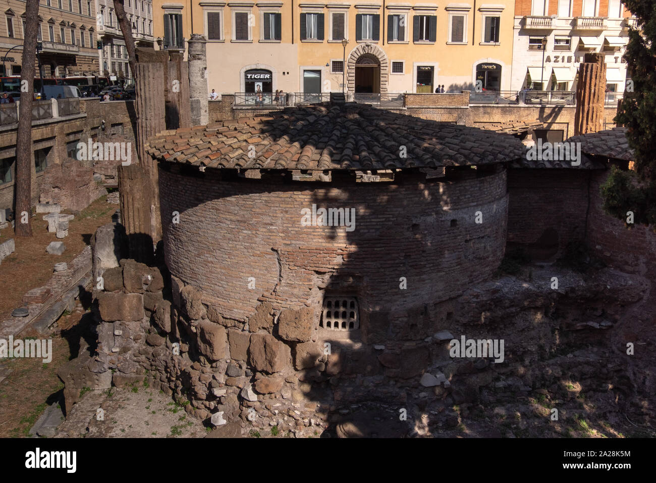Remains of ancient Rome captured within a modern ring road and new ...