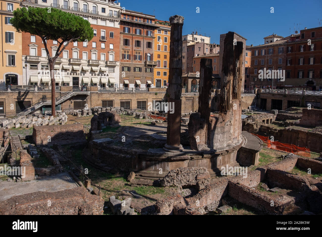 Remains of ancient Rome captured within a modern ring road and new ...