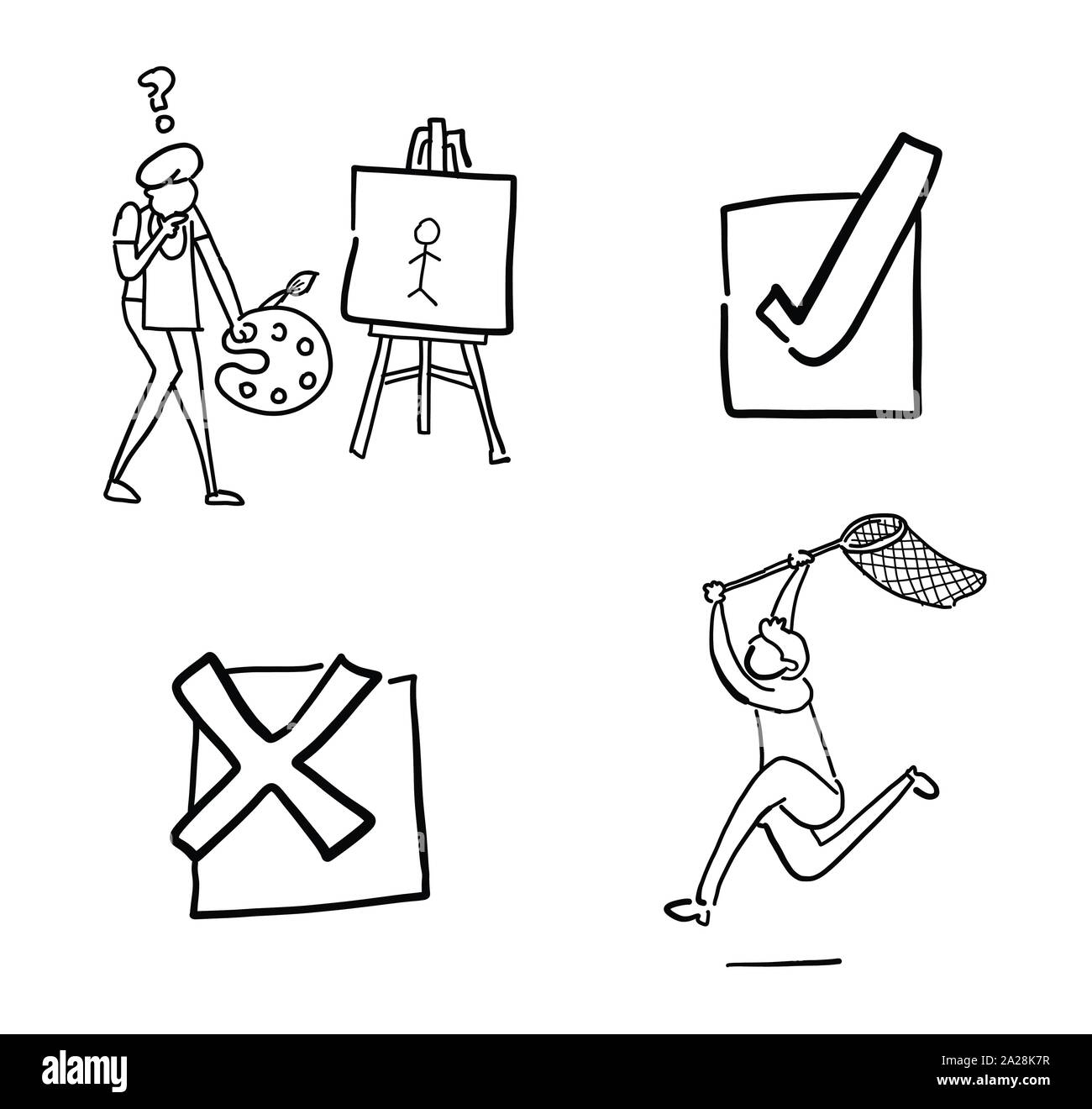 Hand holding netting Stock Vector Images - Alamy