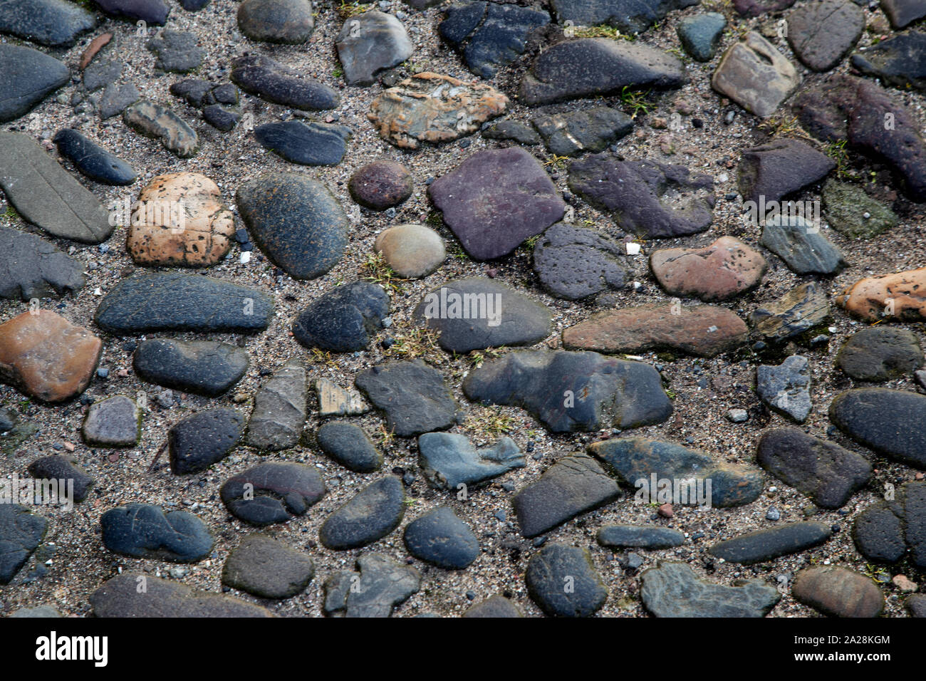 Cobbled pebble footpath hi-res stock photography and images - Alamy