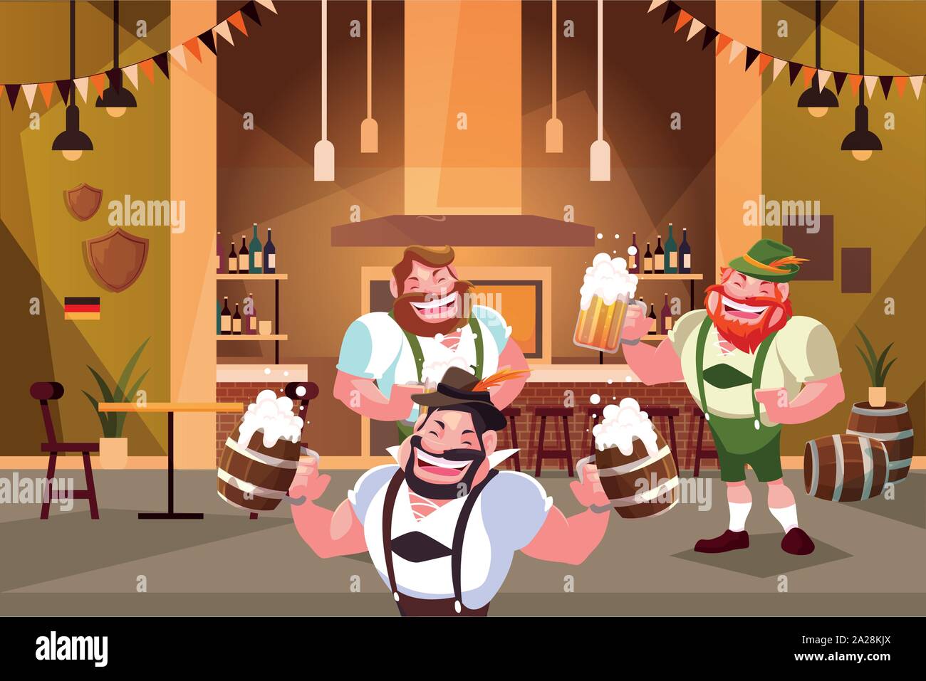 Tavern scene Stock Vector Images - Alamy