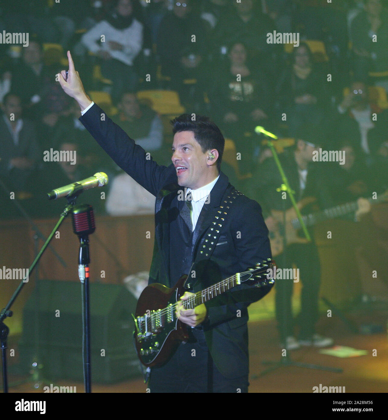 Yahir Othón Parra durante su concierto en el palenque de la Feria de ...
