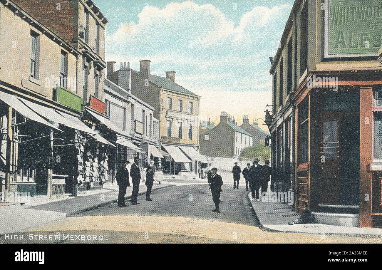 high street mexborough Stock Photo - Alamy