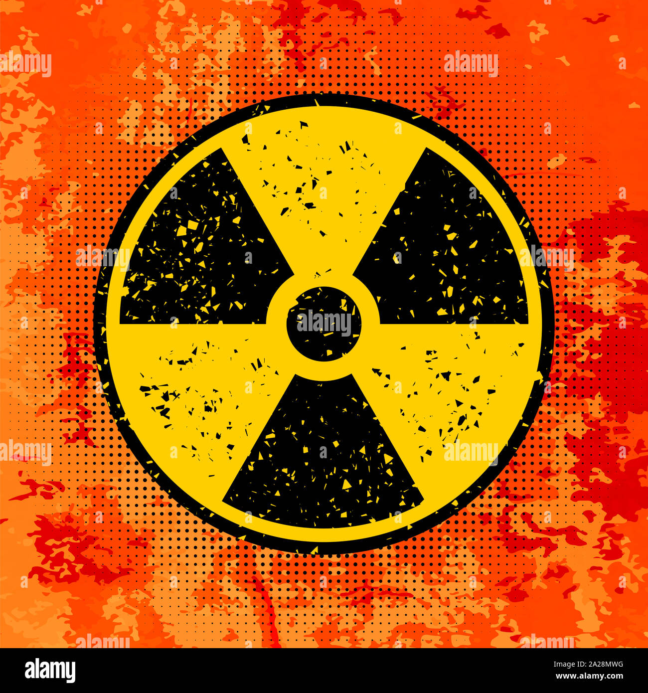 Ionizing Radiation Sign. Radioactive Contamination symbol. Warning ...