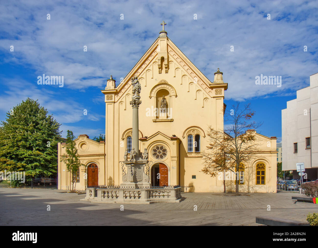 St. Stephan Capuchin Church in Bratislava Stock Photo - Alamy