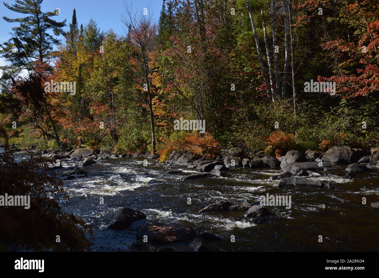 Fall season in Quebec Stock Photo - Alamy