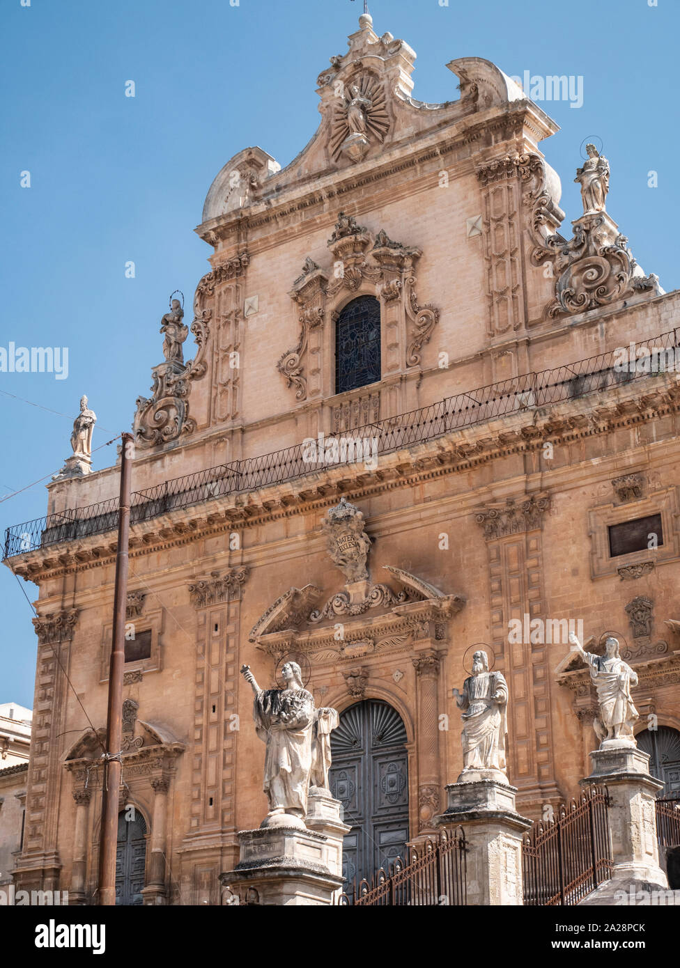 The Church of San Pietro Modica Sicily Stock Photo - Alamy