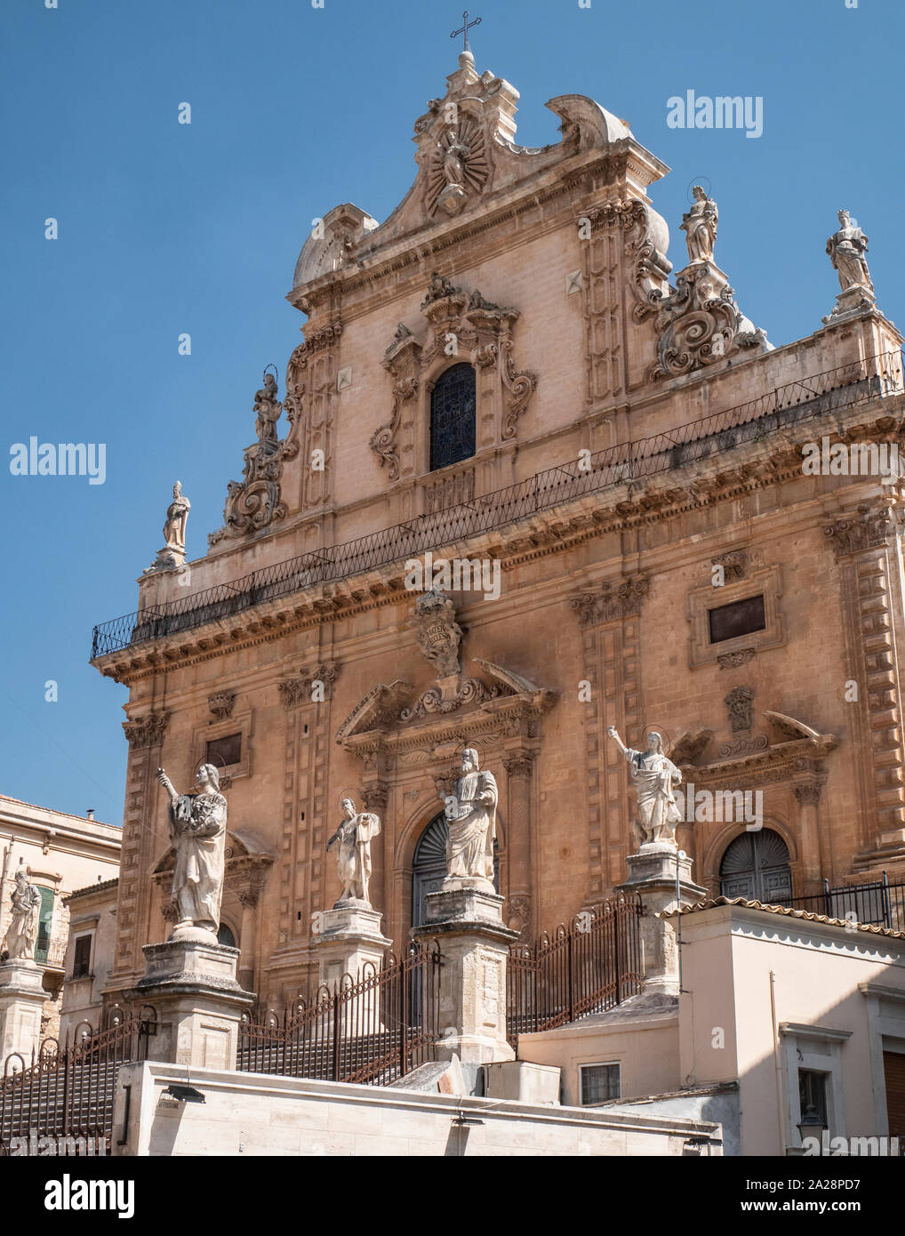 The Church of San Pietro Modica Sicily Stock Photo - Alamy
