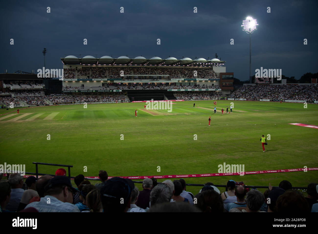 Headingley Cricket Ground. Emerald Stand Stock Photo - Alamy