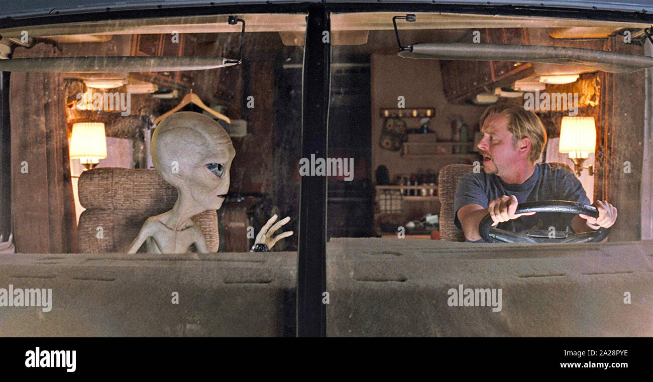 PAUL 2011 Universal Pictures film with Seth Rogen as Paul and Simon ...