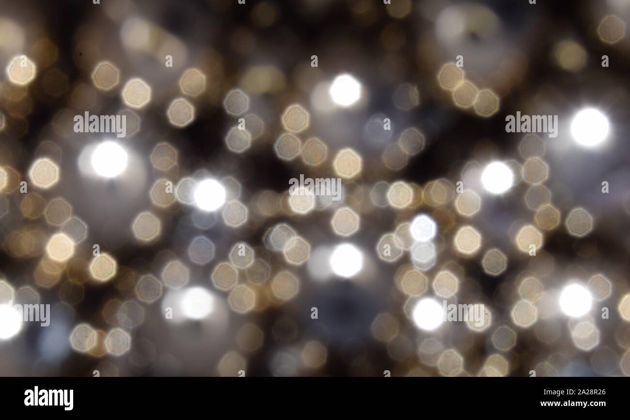 Colorful defocused light background with small circles of light Stock ...