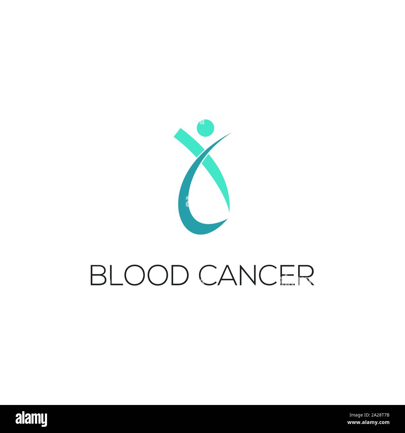 cancer vector icon design Template. Blood Cancer logo design Stock ...