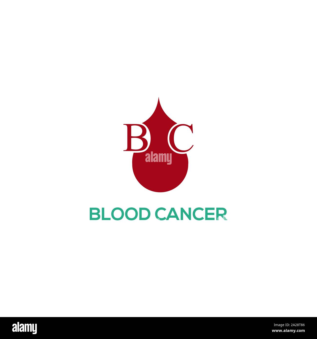 cancer vector icon design Template. Blood Cancer logo design Stock ...