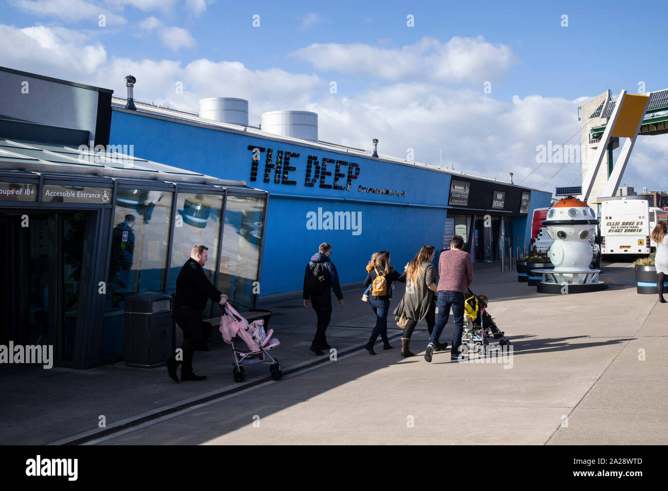The Deep, Marine attraction, Hull, in East Yorkshire Stock Photo - Alamy