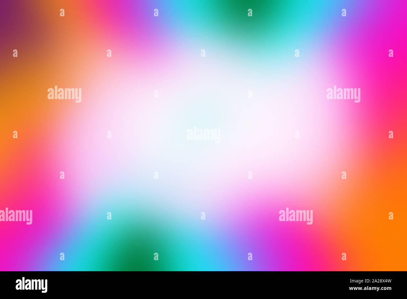 A blurry rainbow colored border background Stock Photo - Alamy