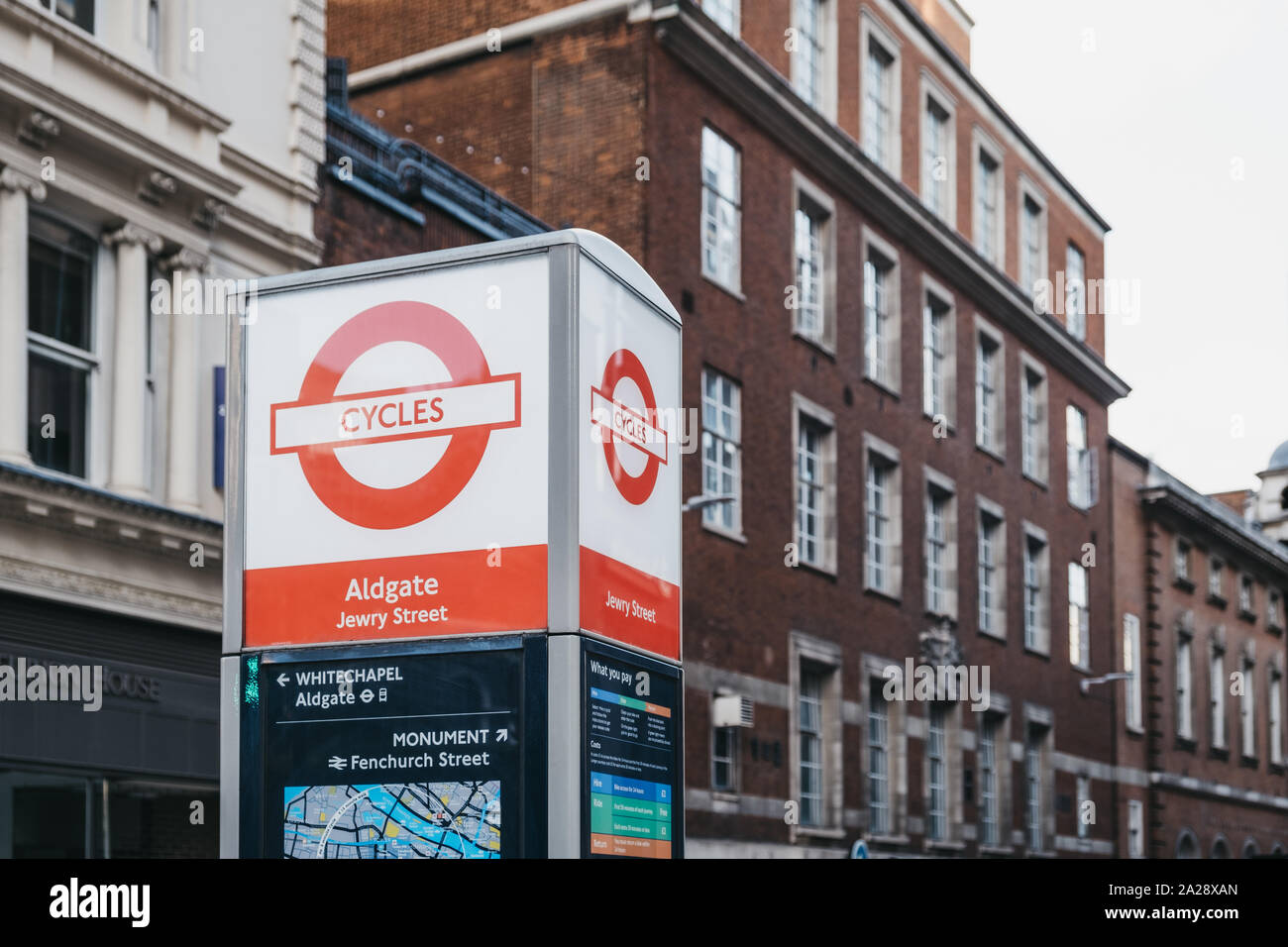 Aldgate london map hi-res stock photography and images - Alamy