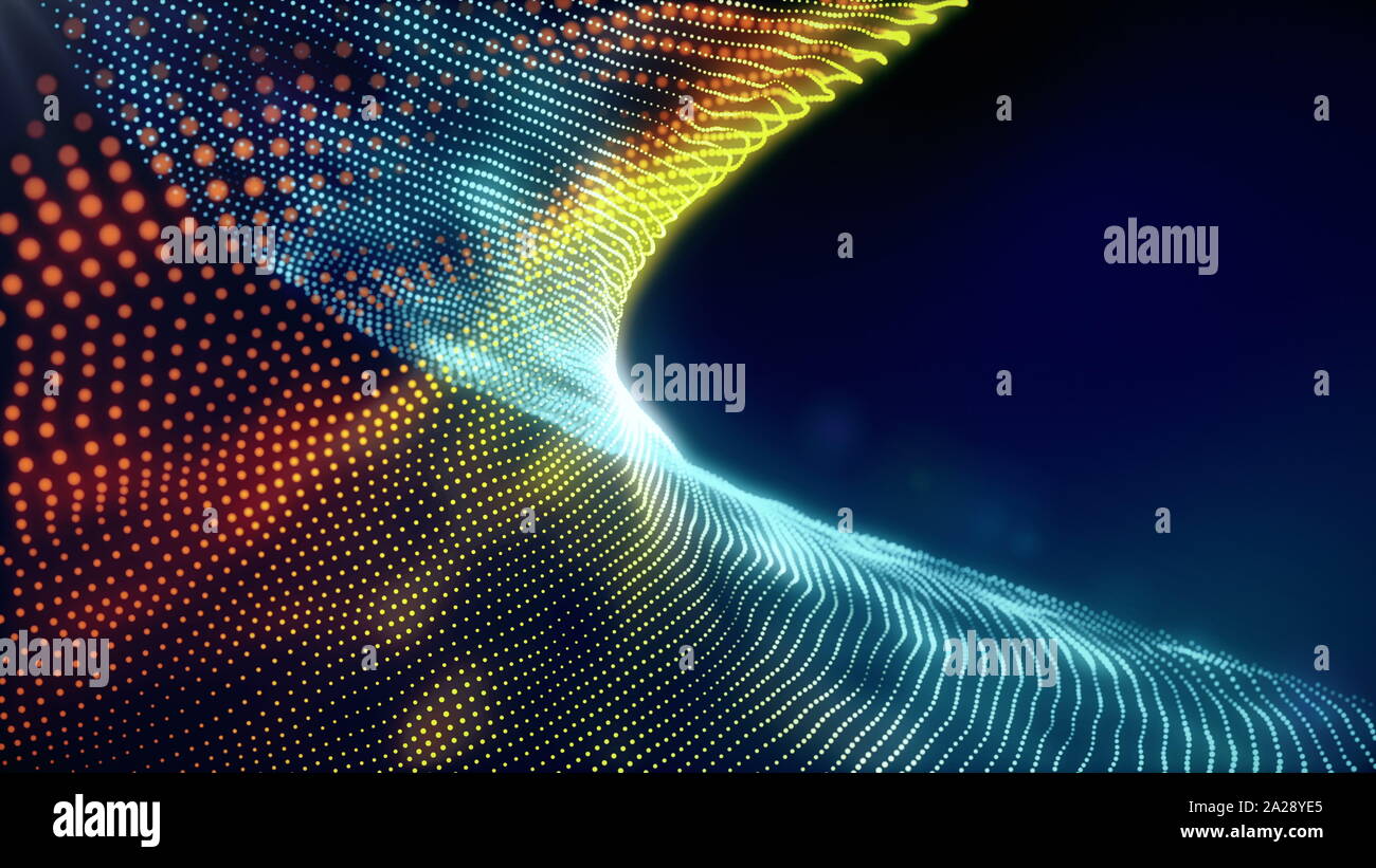 Digital particle surface. Abstract futuristic glowing defocused ... Digital particle surface. Abstract futuristic glowing defocused ...