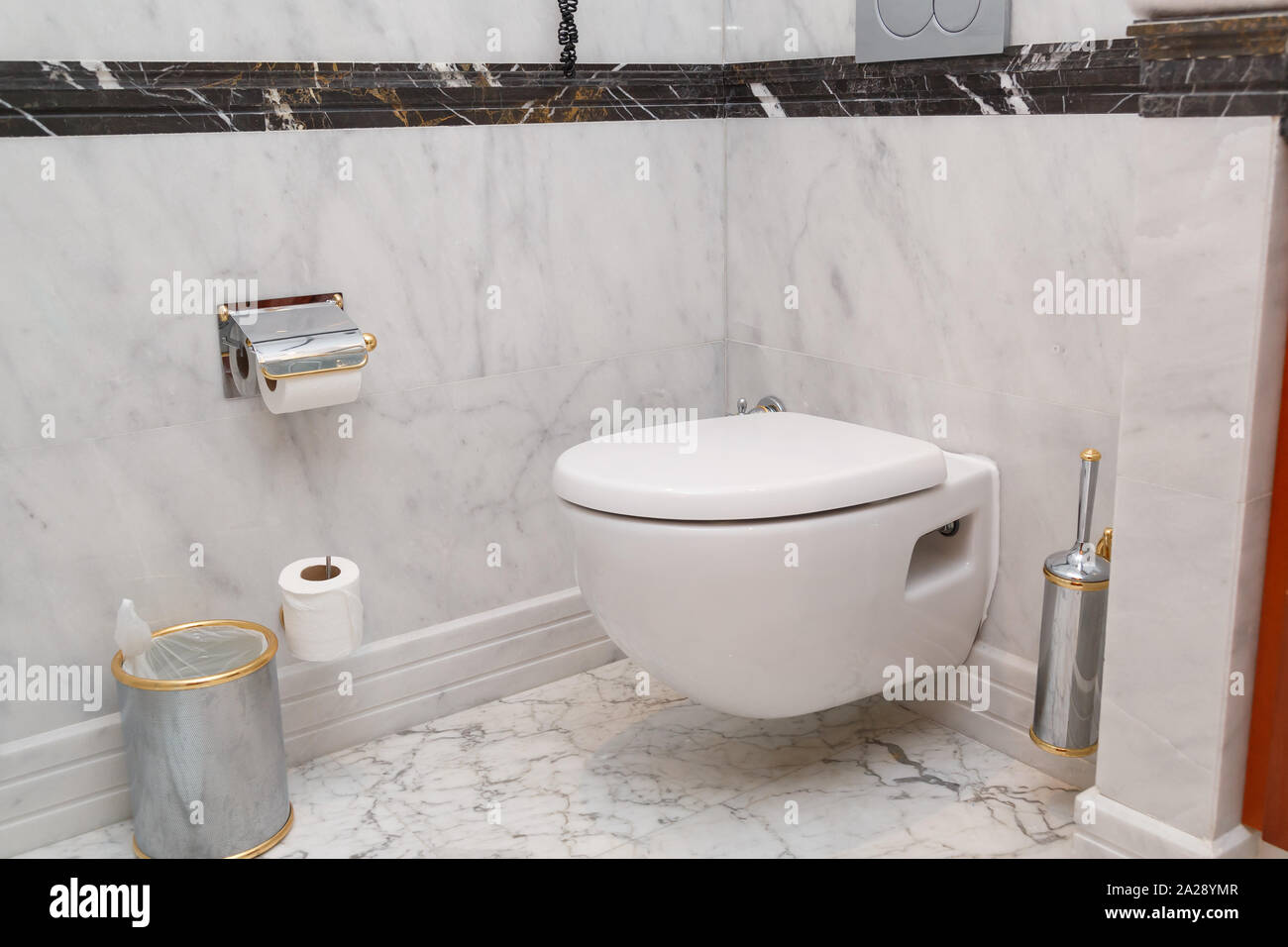 Marble toilet hi-res stock photography and images - Alamy
