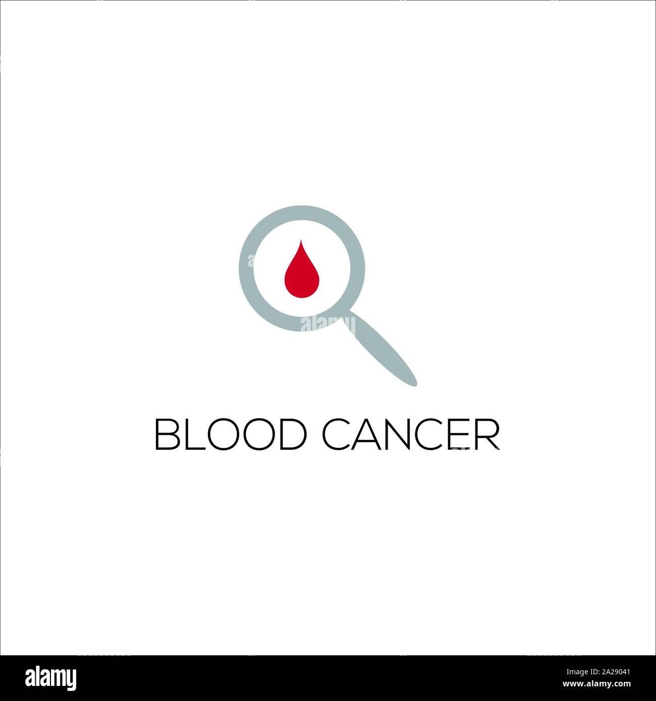 cancer vector icon design Template. Blood Cancer logo design Stock ...
