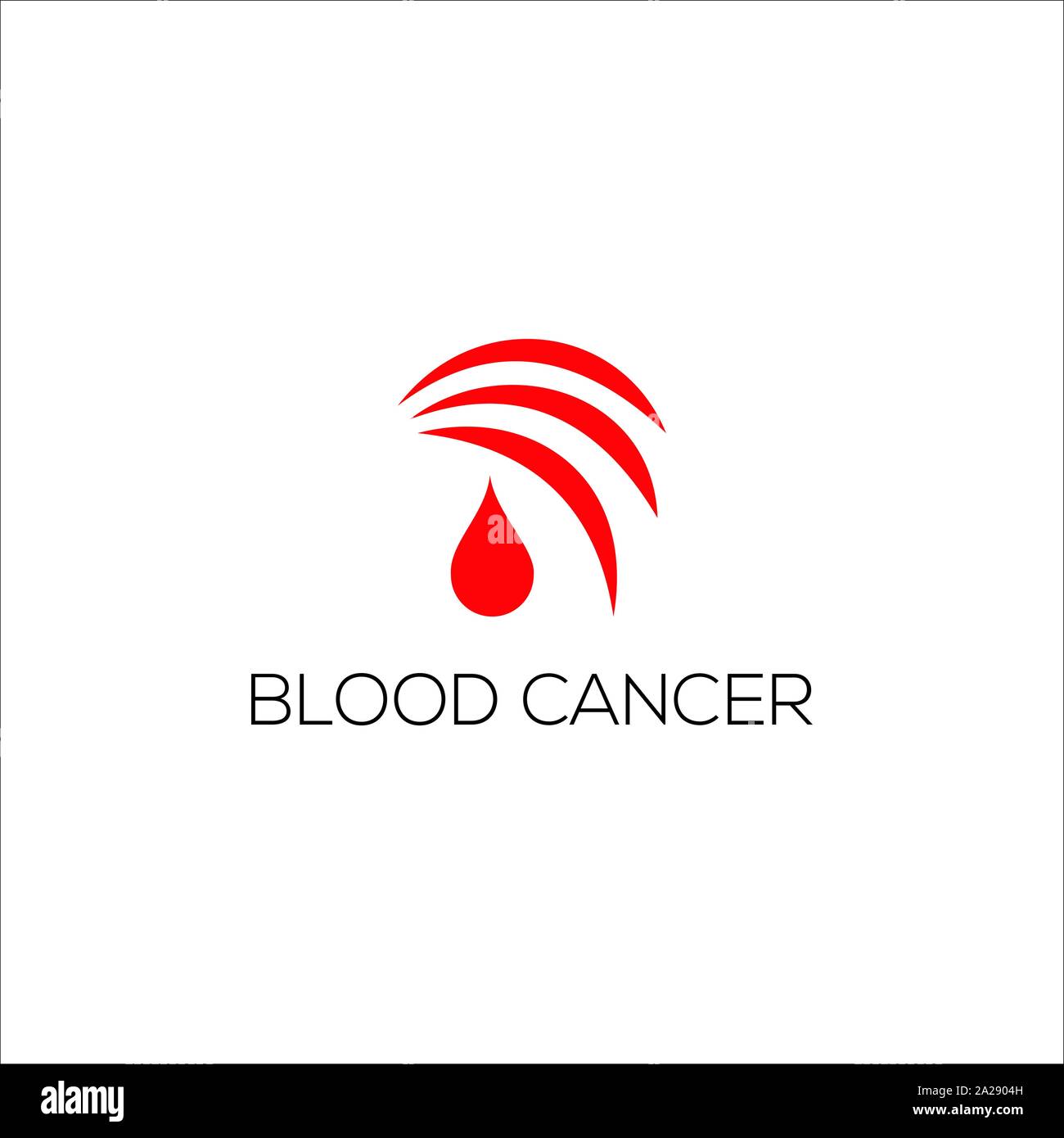 cancer vector icon design Template. Blood Cancer logo design Stock ...