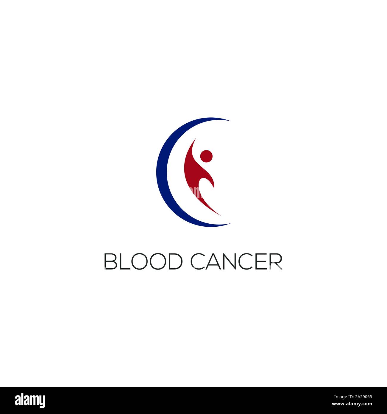cancer vector icon design Template. Blood Cancer logo design Stock ...
