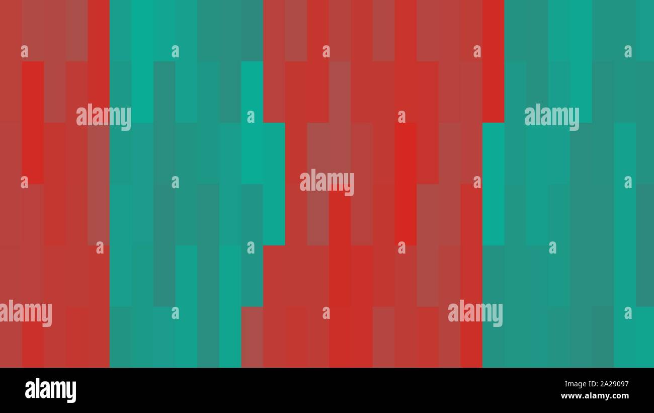 abstract block background with moderate red, dark cyan and teal blue ...