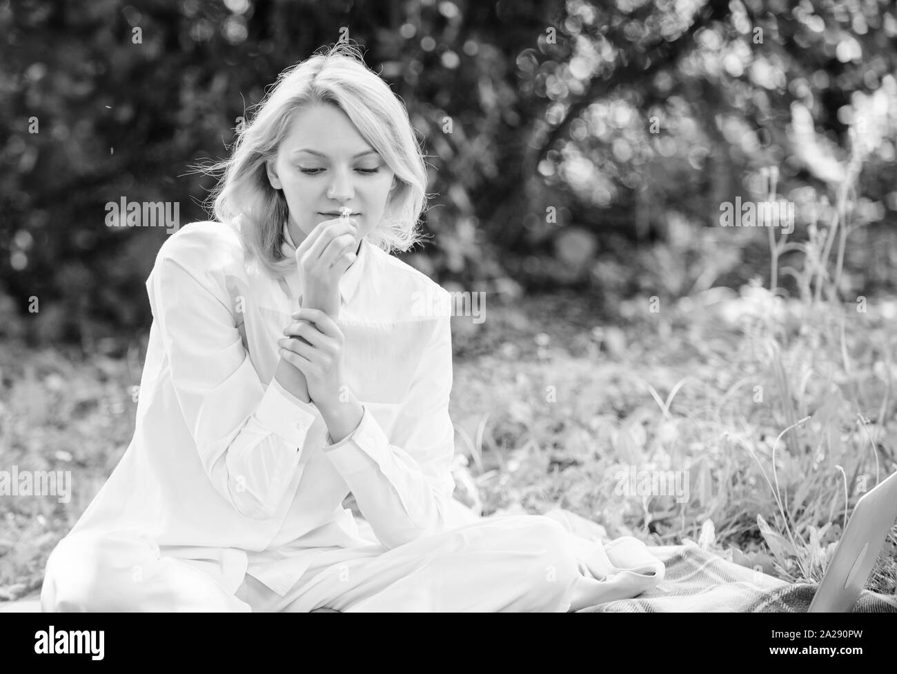 Our moment fragrance Black and White Stock Photos & Images - Alamy