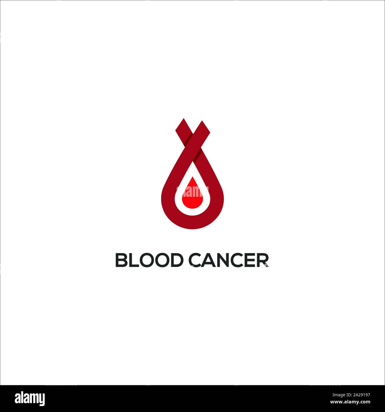 cancer vector icon design Template. Blood Cancer logo design Stock ...