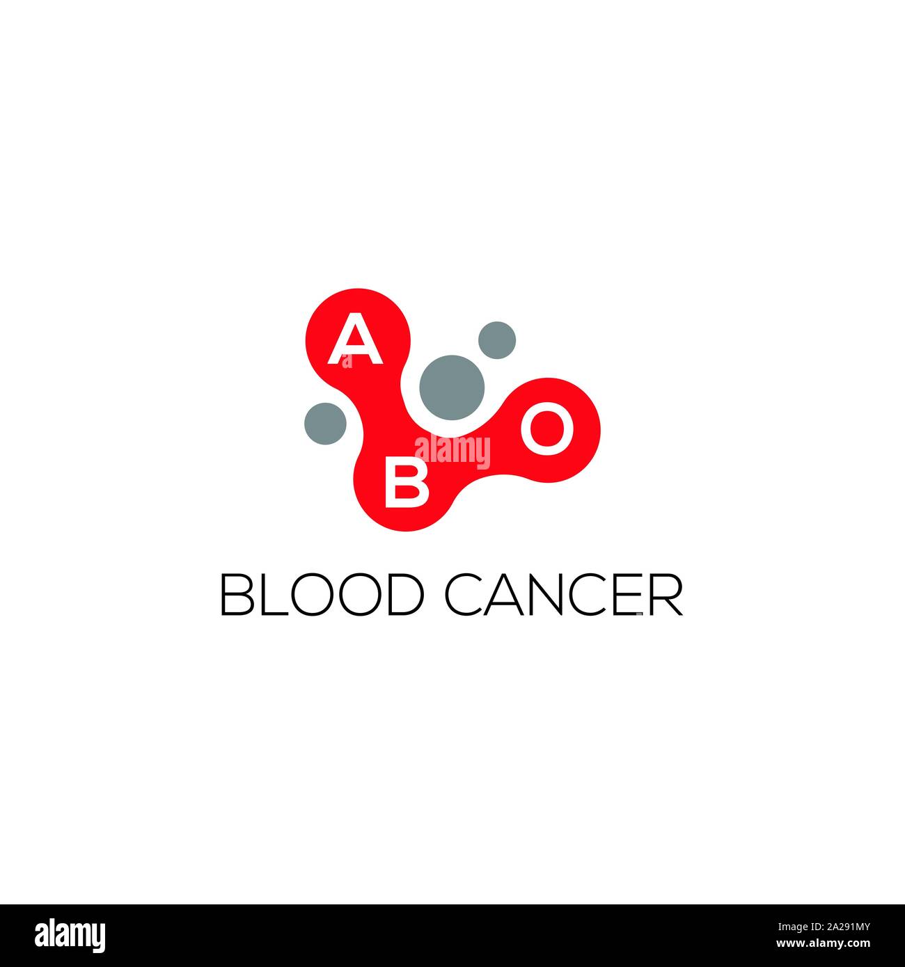 cancer vector icon design Template. Blood Cancer logo design Stock ...