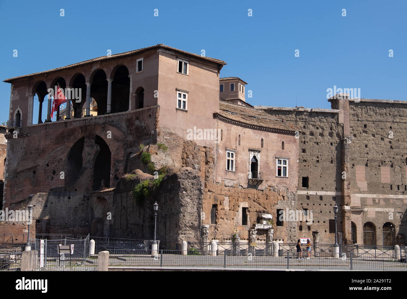 Amazing views over the awe inspiring remains of the buildings and ...