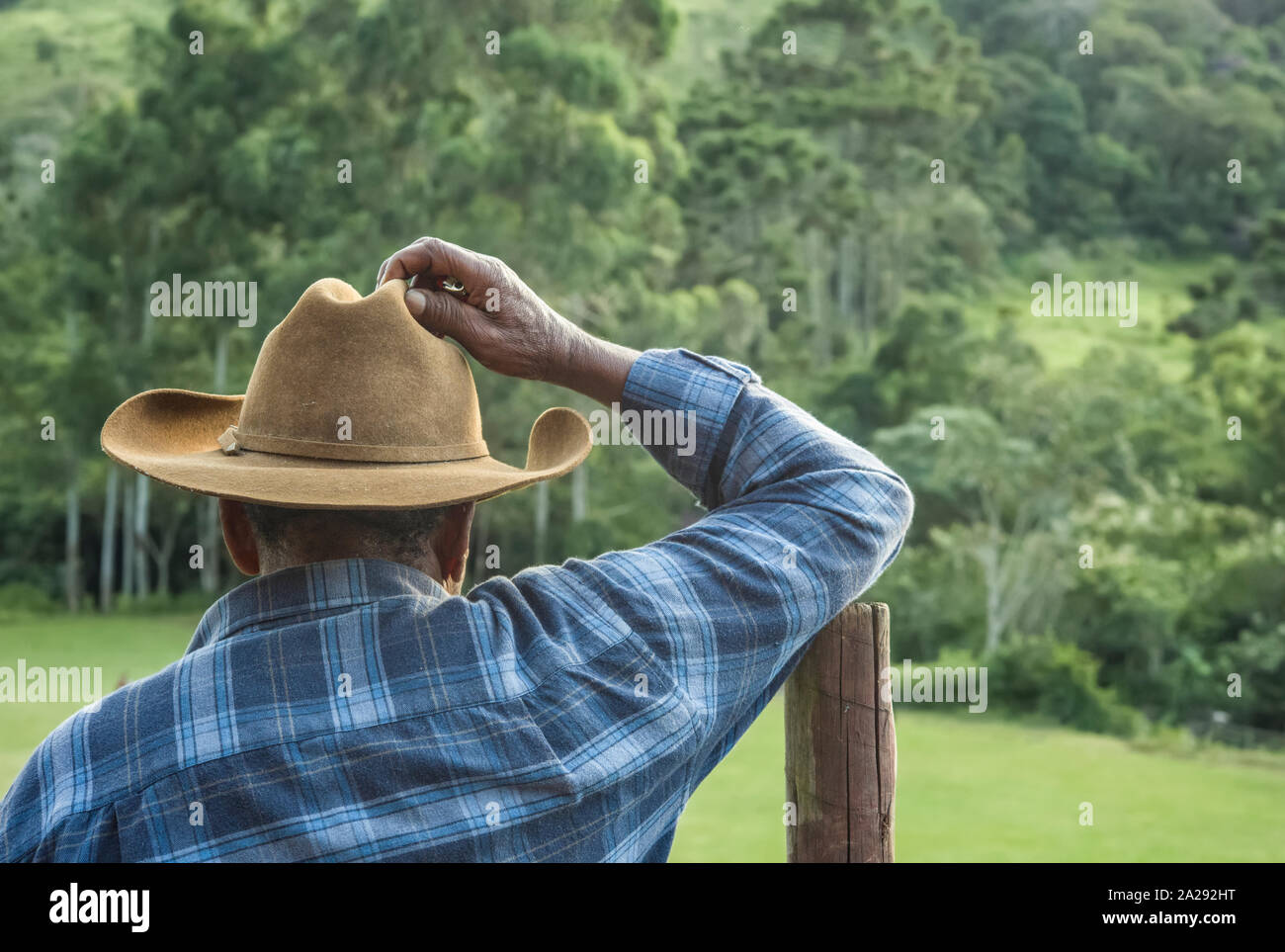 Ibitipoca, Lima Duarte, Minas Gerais, Brazil - March 13, 2016: Cowboy ...