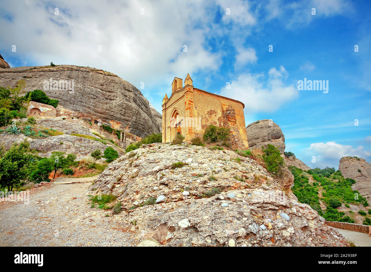 Monastery montserrat in catalonia spain hi-res stock photography and ...