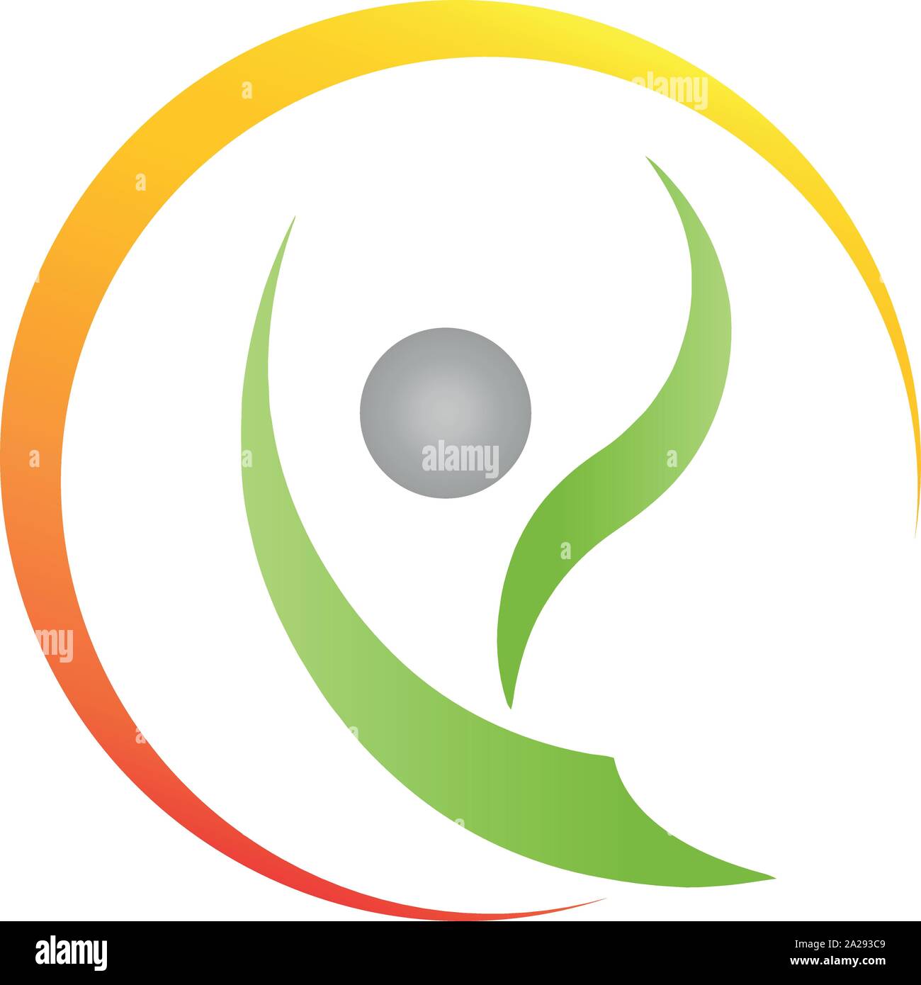 Person on the move, Person, Sun, Fitness Logo Stock Vector Image & Art ...