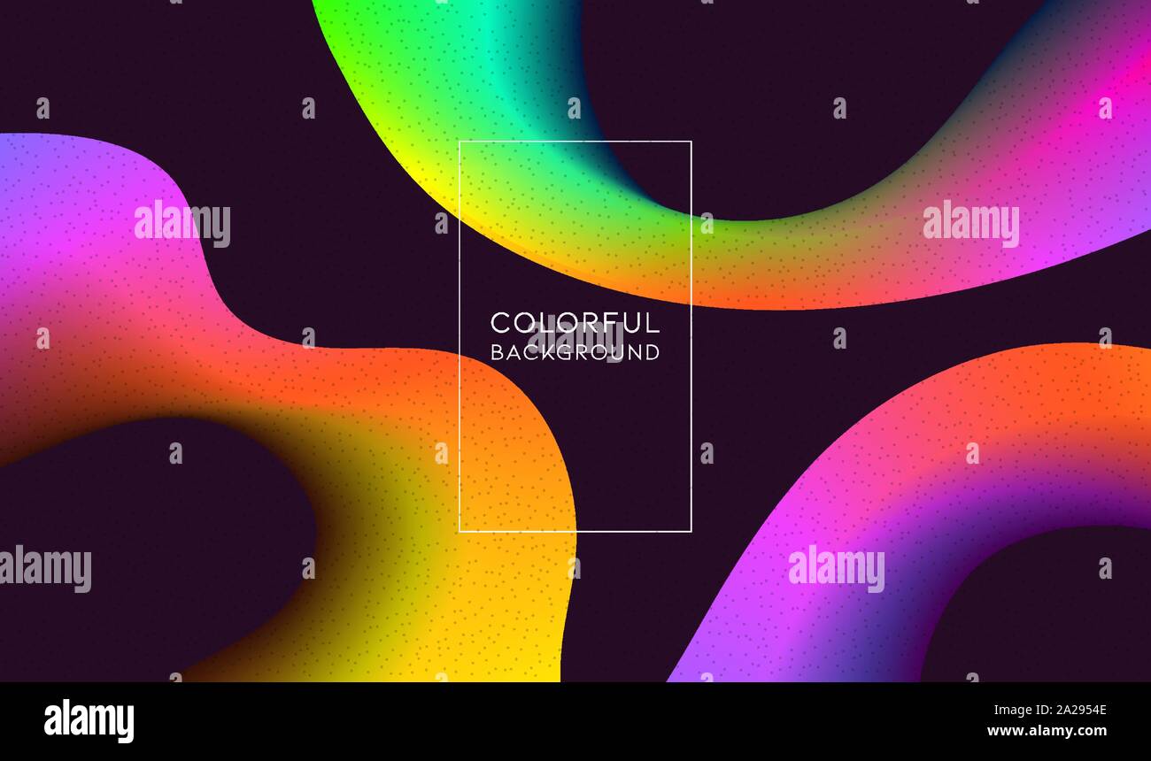 Moving colorful abstract background. Dynamic Effect. Vector ...