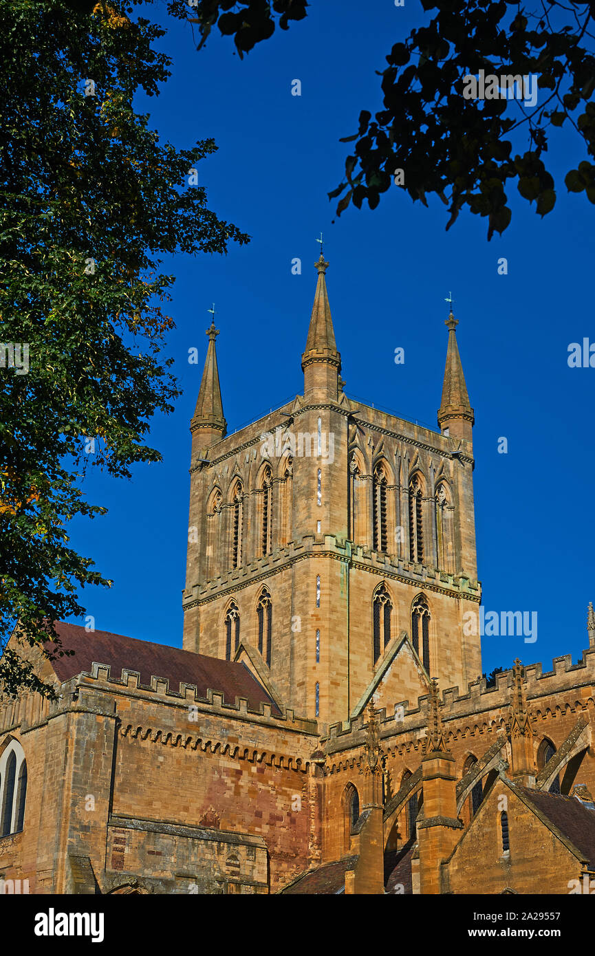 Pershore Abbey, The Abbey of the Holy Cross, is all that remains of the ...