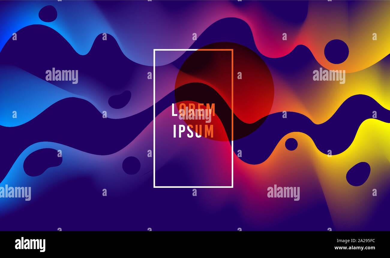 Moving colorful abstract background. Dynamic Effect. Vector ...