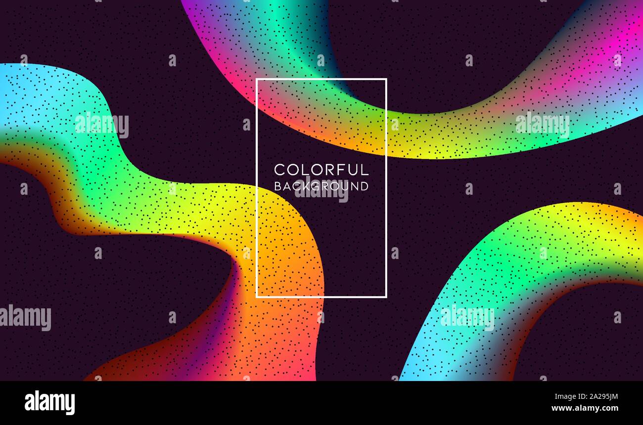 Moving colorful abstract background. Dynamic Effect. Vector ...