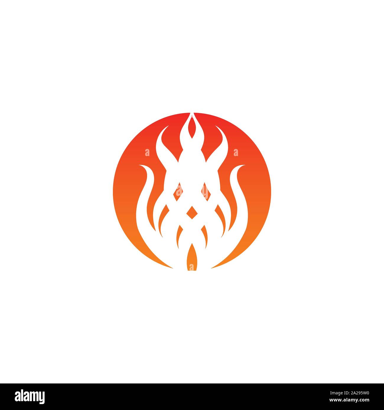 Fire flame vector illustration design template Stock Vector Image & Art ...