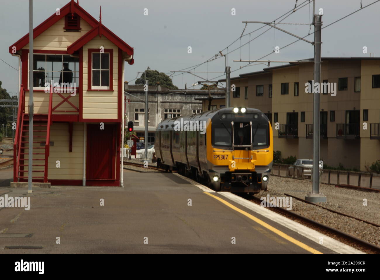Wellington commuter train Stock Photo - Alamy