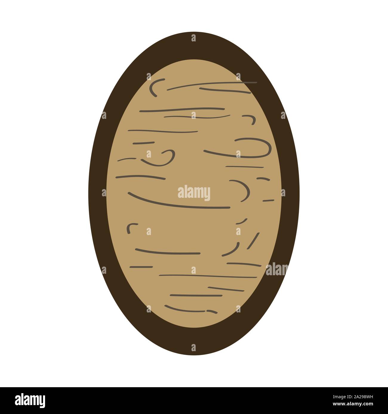 Isolated wooden label on a white background - Vector Stock Vector Image ...