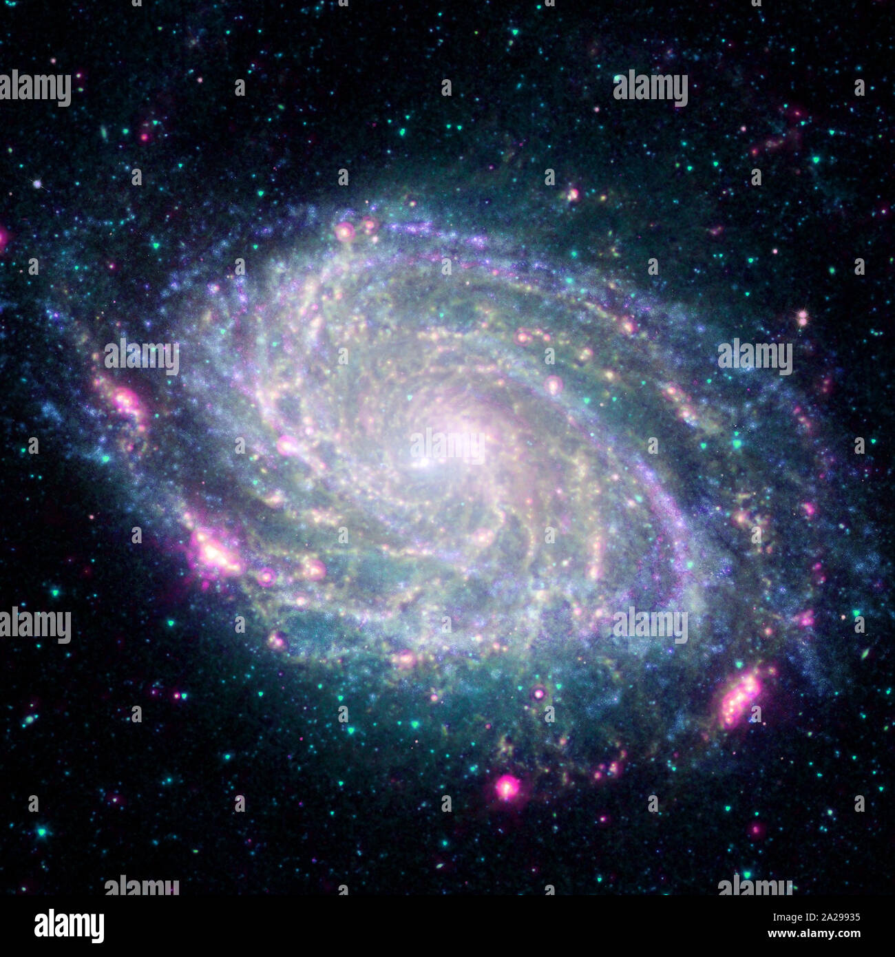 Nebula, starfield, cluster of stars in outer space. Beauty of endless ...